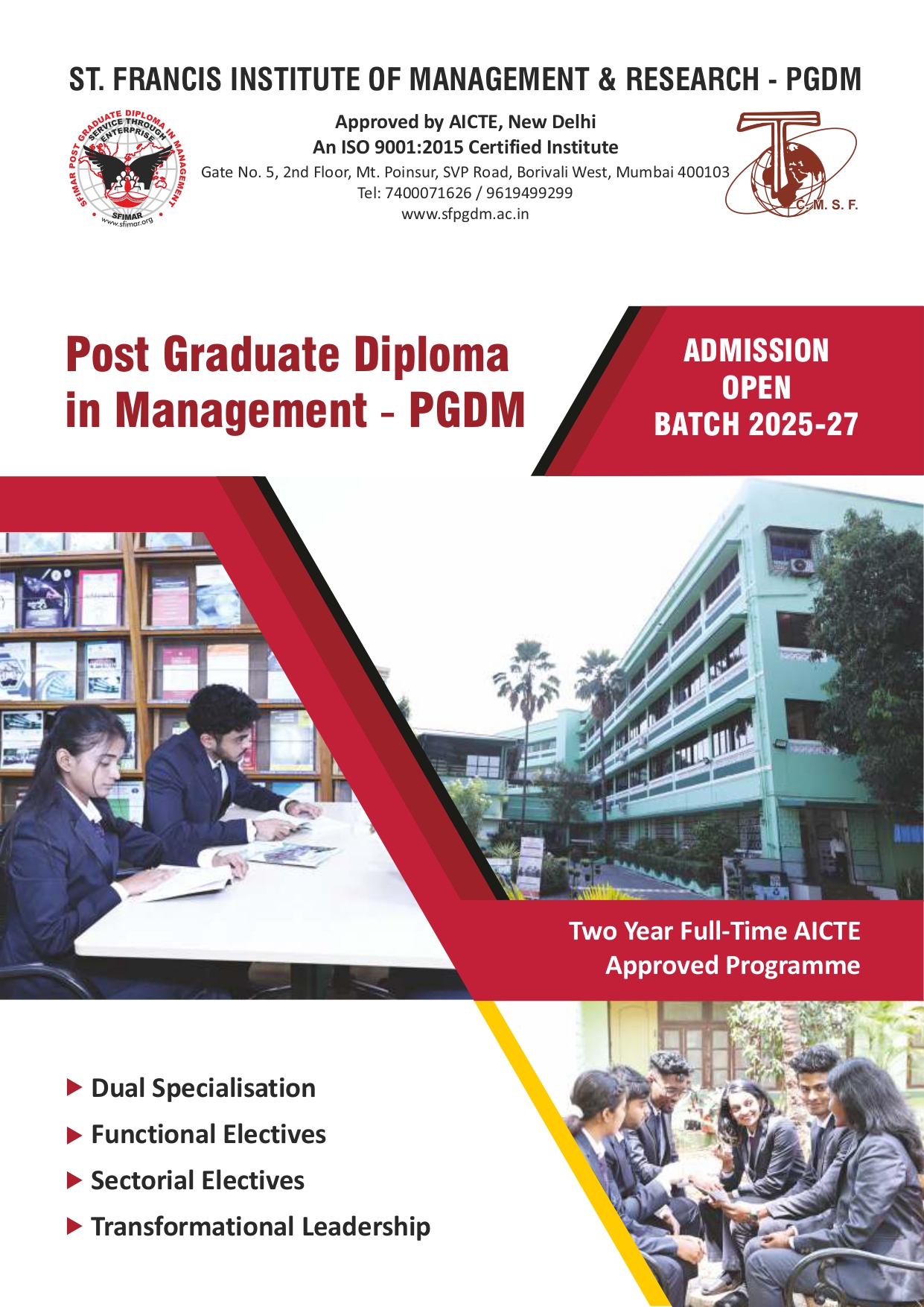 Brochure – Sfimar pgdm